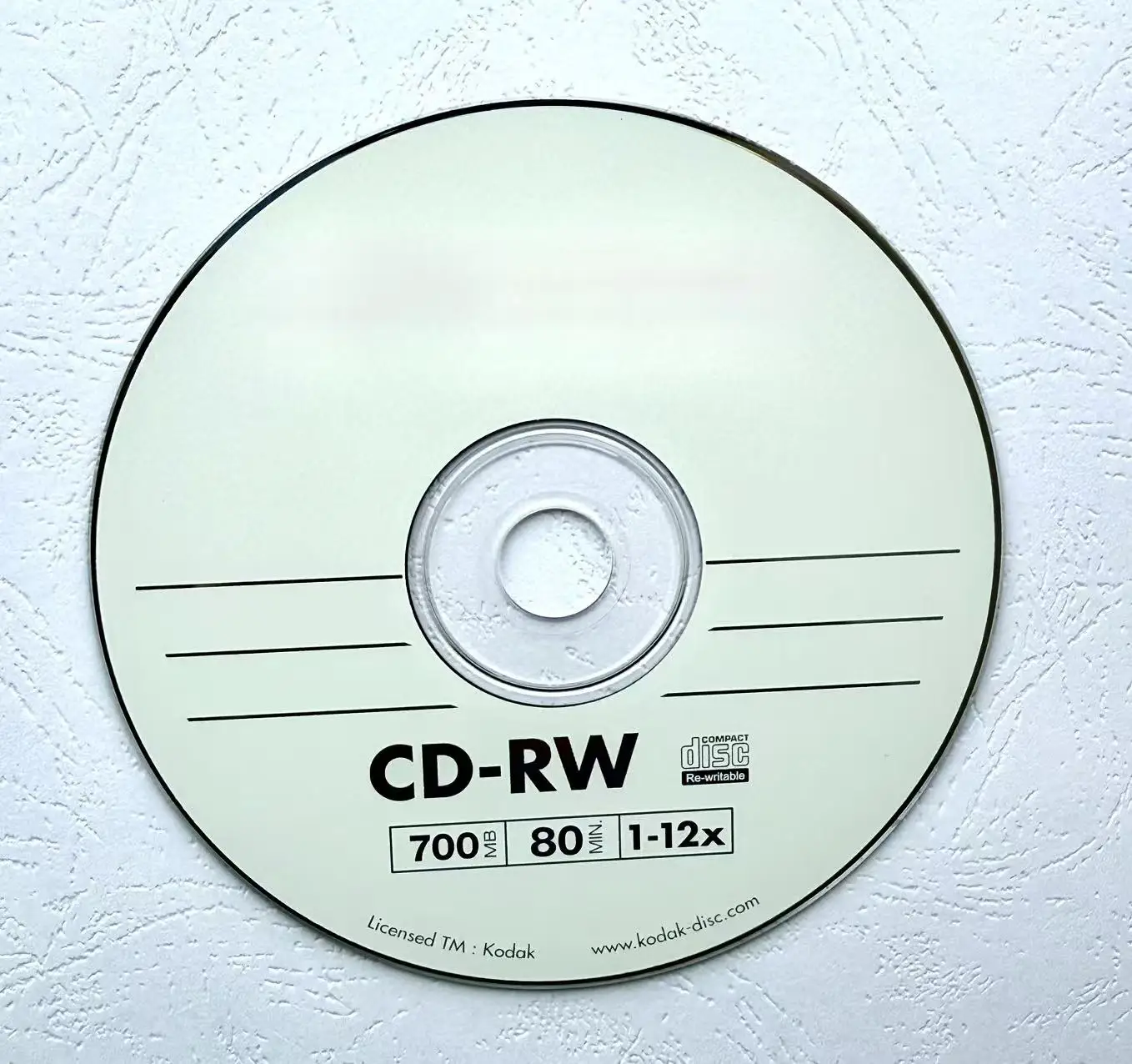 Wholesale 5 Discs A+ 1-12x 700 MB Blank 100% Authentic CD RW Disc ...
