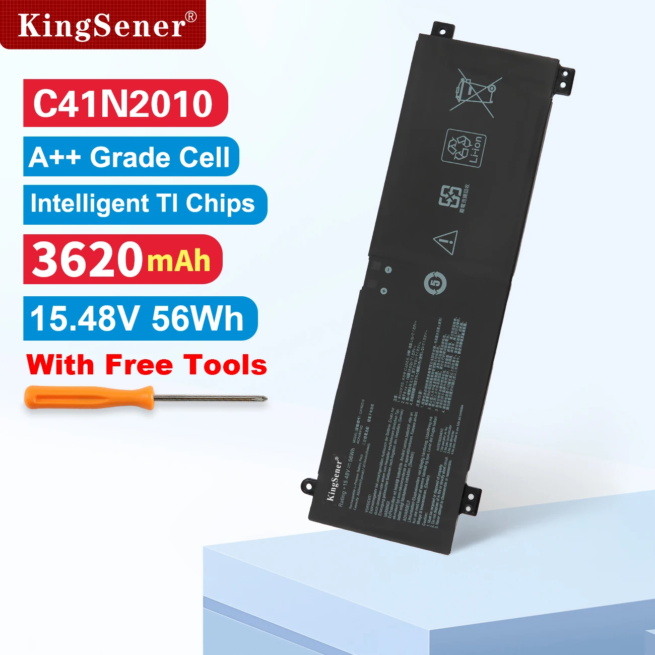 KingSener C41N2010 Laptop Battery For ASUS ROG Strix G15 G513IC G513IE ...