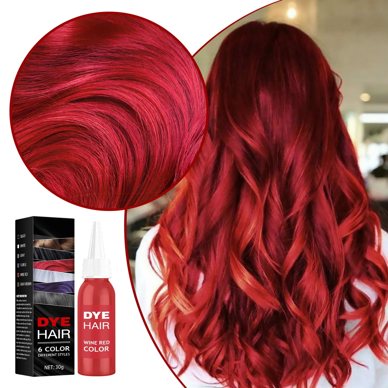 Red And White Hair Color