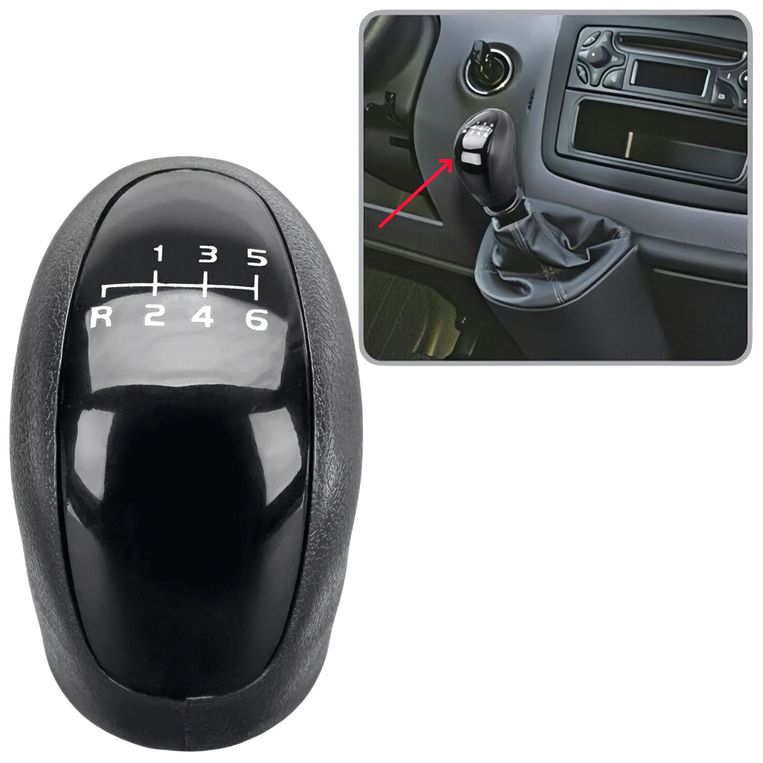 Manual 6 Speed Gear Shift Knob For Mercedes Benz Vito Viano W639 ...