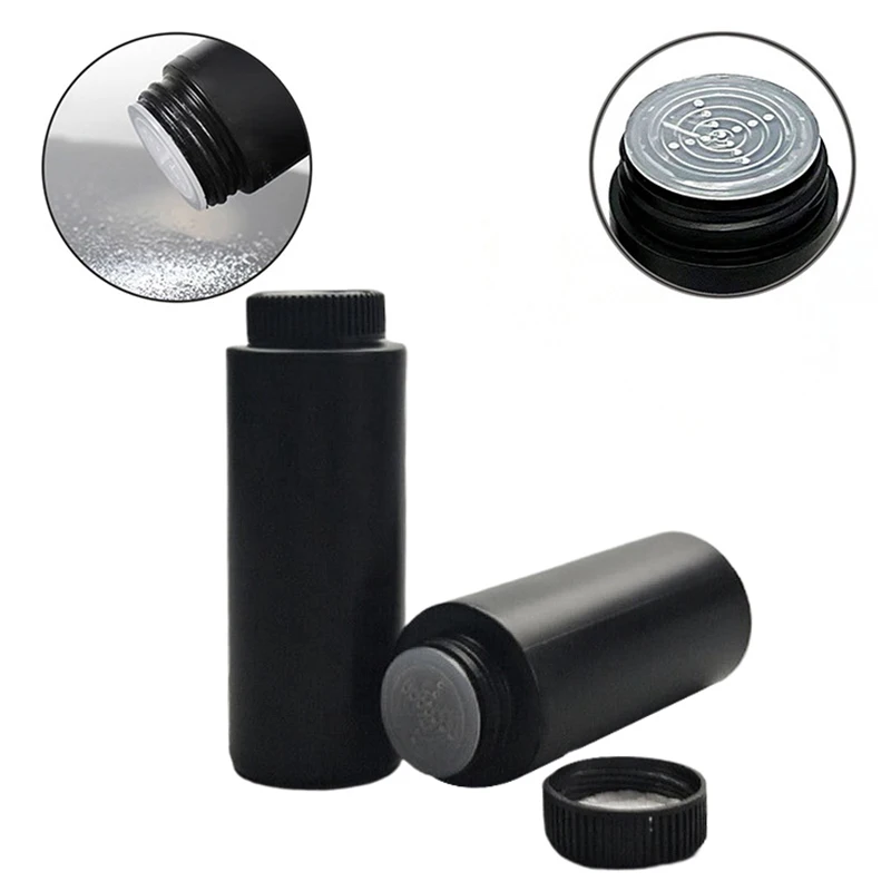 1PC-100ML-150ML-Black-Talcum-Powder-Bottle-Refillable-Cosmetic-Powder ...