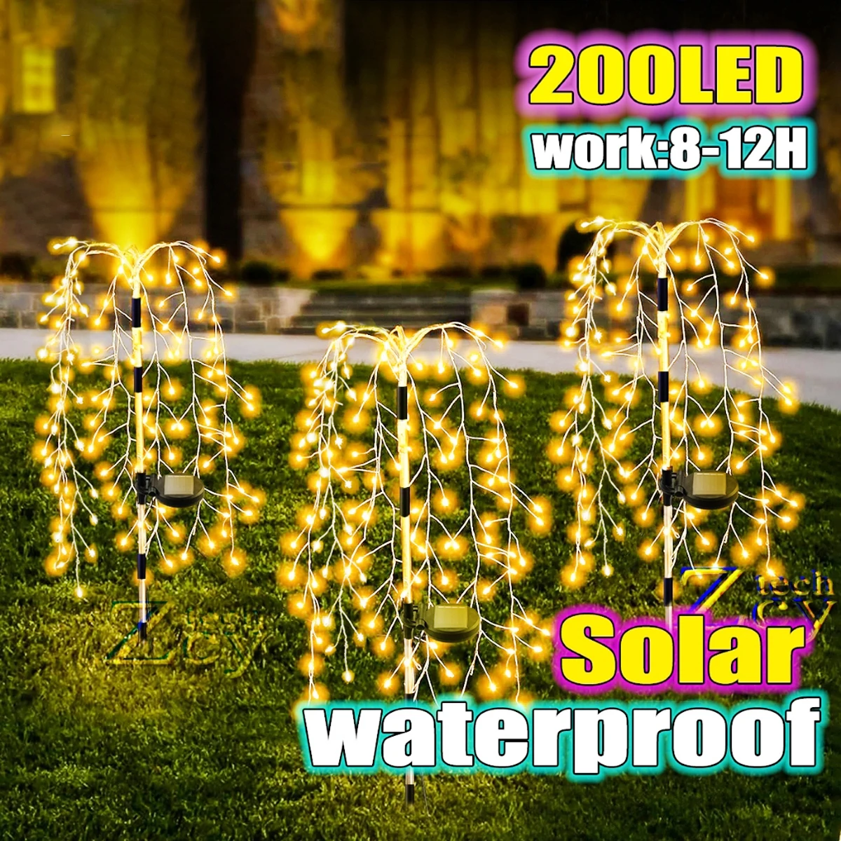 Garden-Outdoor-Solar-Firecracker-Lights-200-120-LED-Willow-String ...