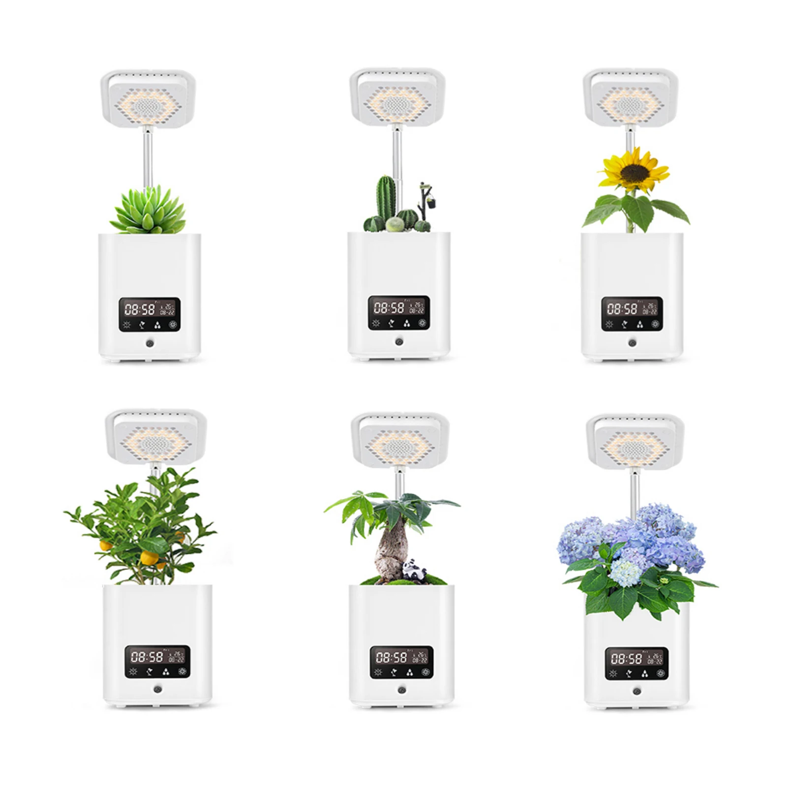 Family-Farm-Smart-Mini-Garden-Indoor-Grow-Light-Flower-Pots-Planters ...