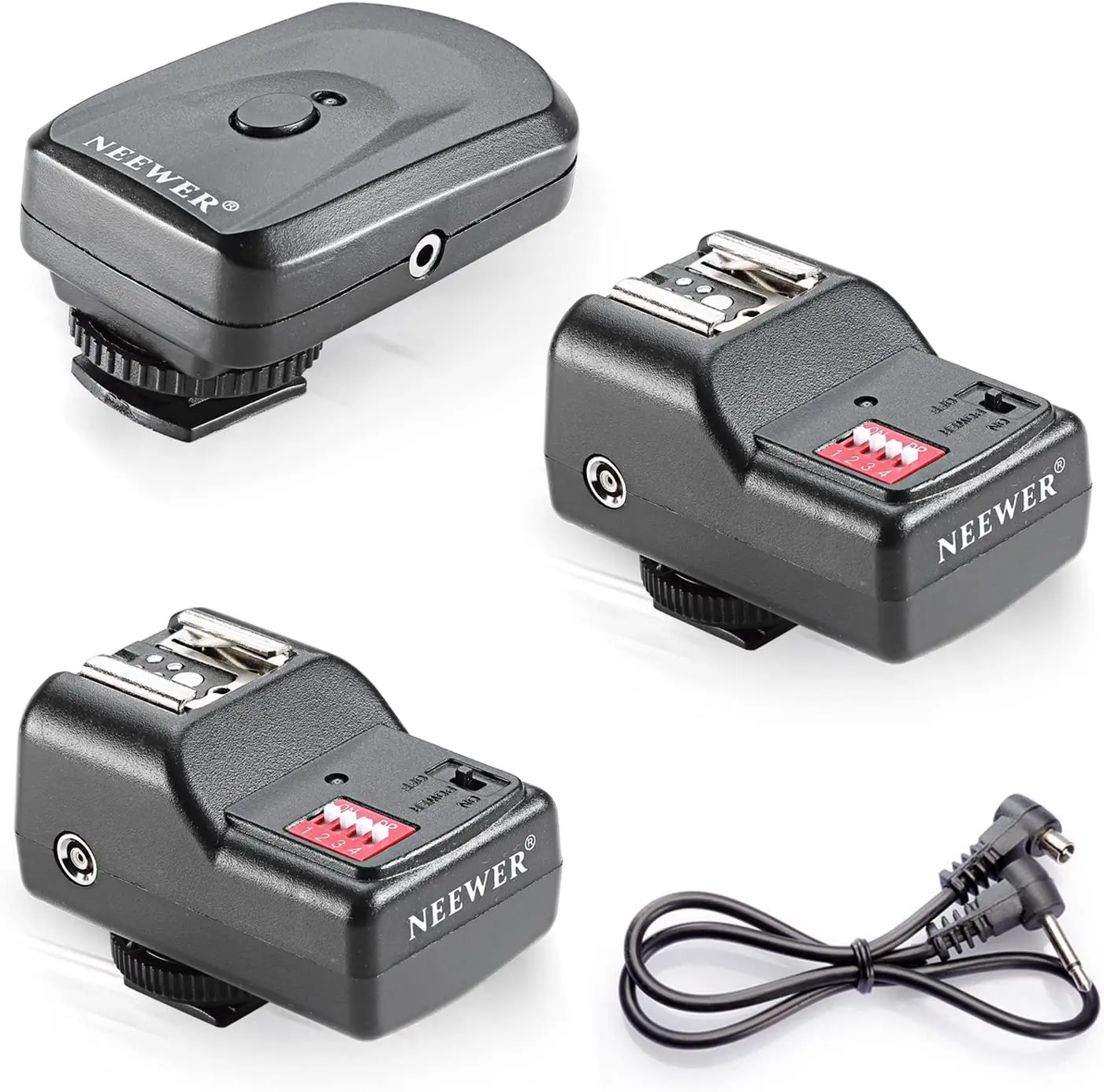 Neewer-16-Channel-Wireless-Flash-Trigger-Set-1-Transmitter-3-Receivers ...