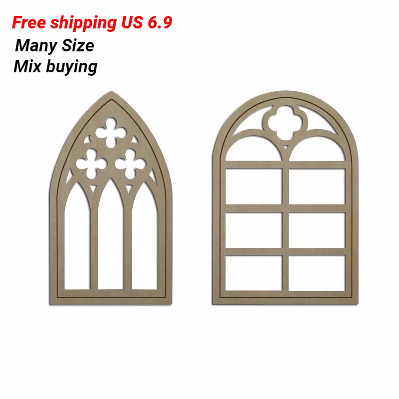 3mm-Thick-Unfinished-Wood-Blank-Dollhouse-Windows-Fairy-Farmhouse ...