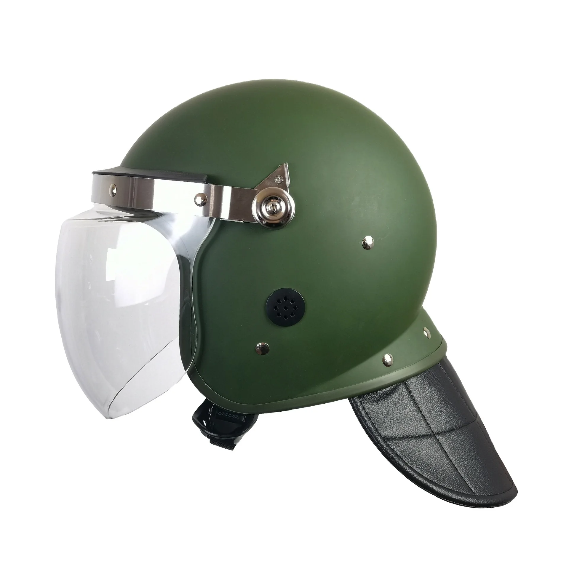 Thickened-Military-Green-Riot-Protection-Helmet-Safety-Helmet-Riot ...