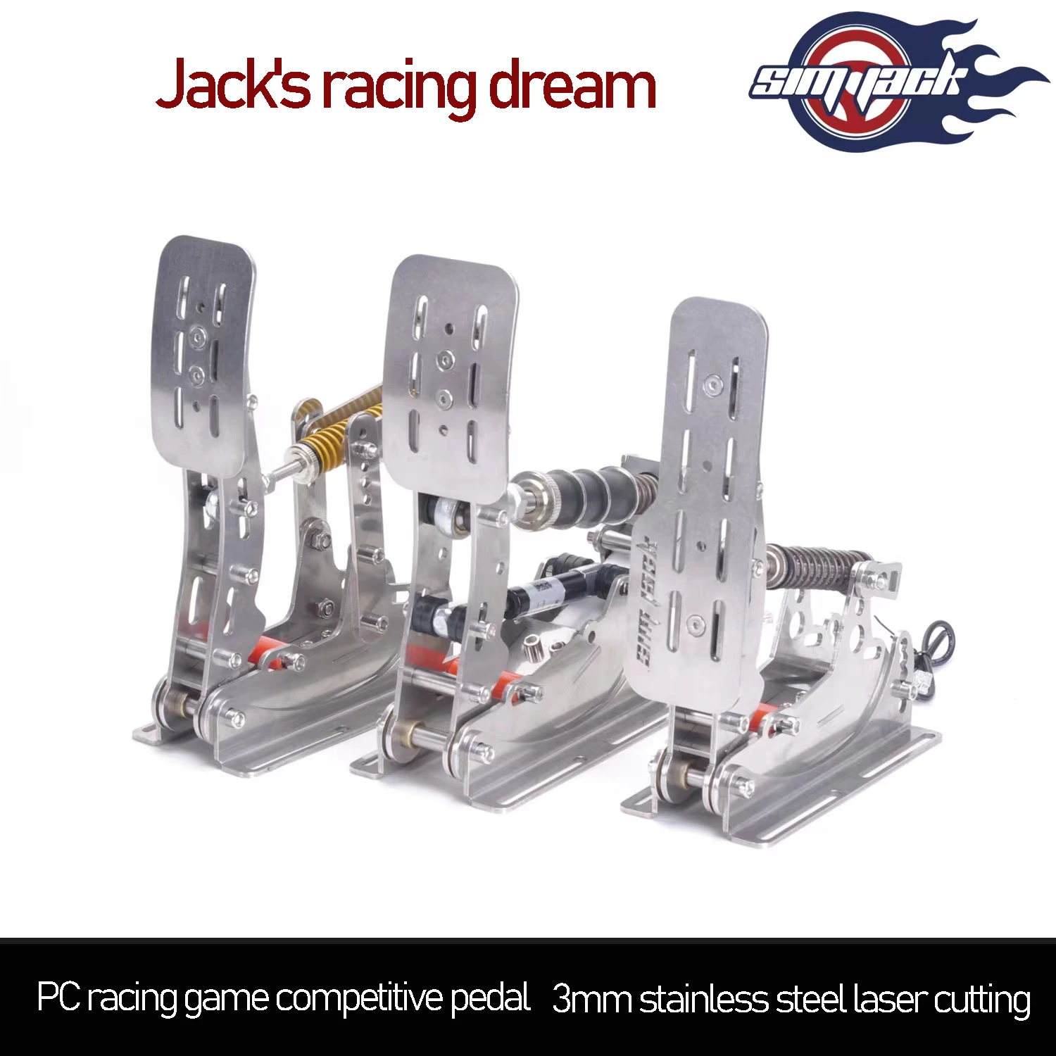 Simjack Pro Pedals Sim Racing Pedals Pc Racing Simulator Pressure ...