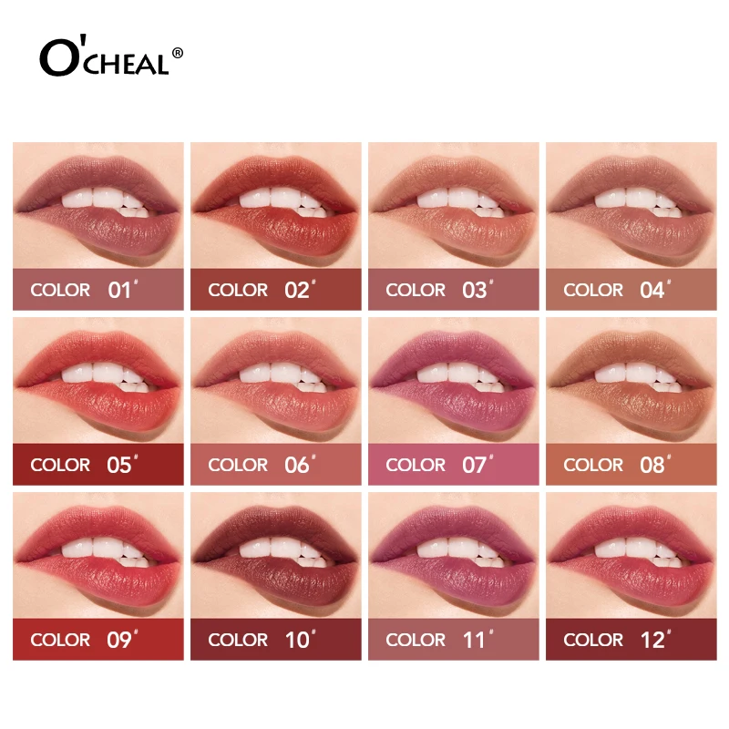 Dual Head 12 Colors Lips Makeup Lipstick Lip Gloss Long Lasting ...