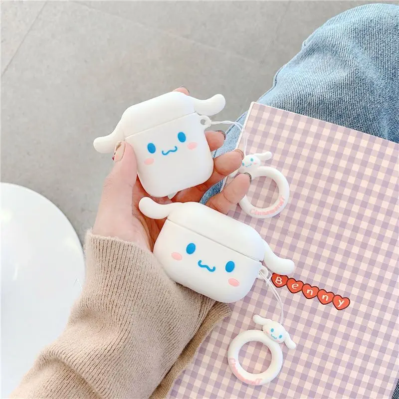 Kawai Sanrio Casing Earphone Cinnamoroll Manis Dengan Tali Untuk ...