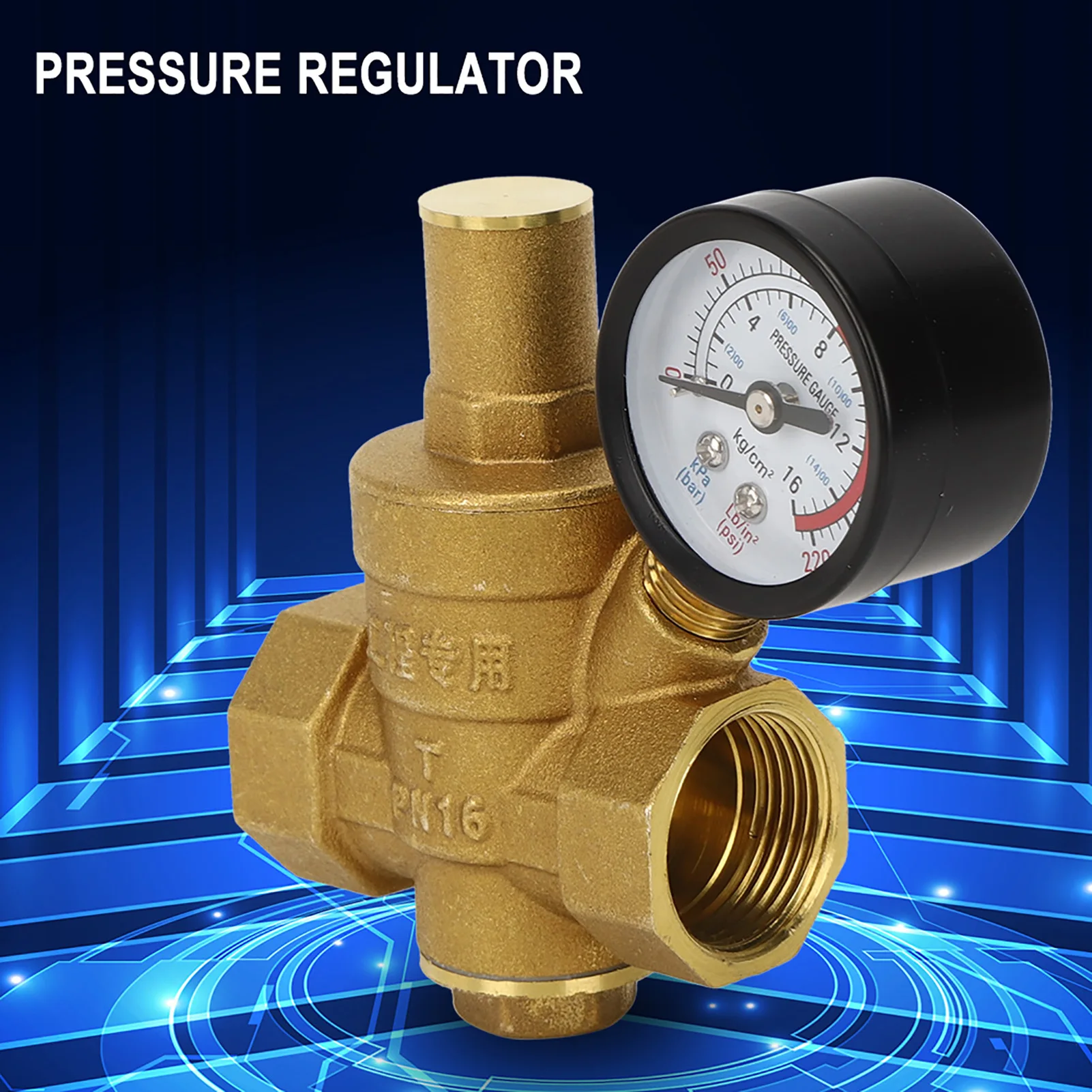 DN20-Brass-Adjustable-Water-Pressure-Regulator-Reducer-with-Gauge-Meter ...