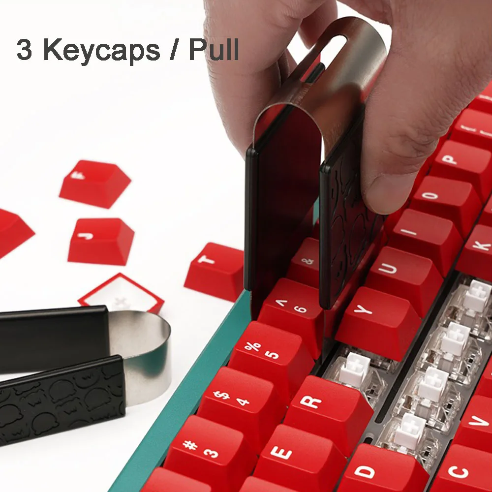 3-Keycaps-Puller-Non-Slip-ABS-Stainless-Steel-Axis-Puller-Keypuncher ...