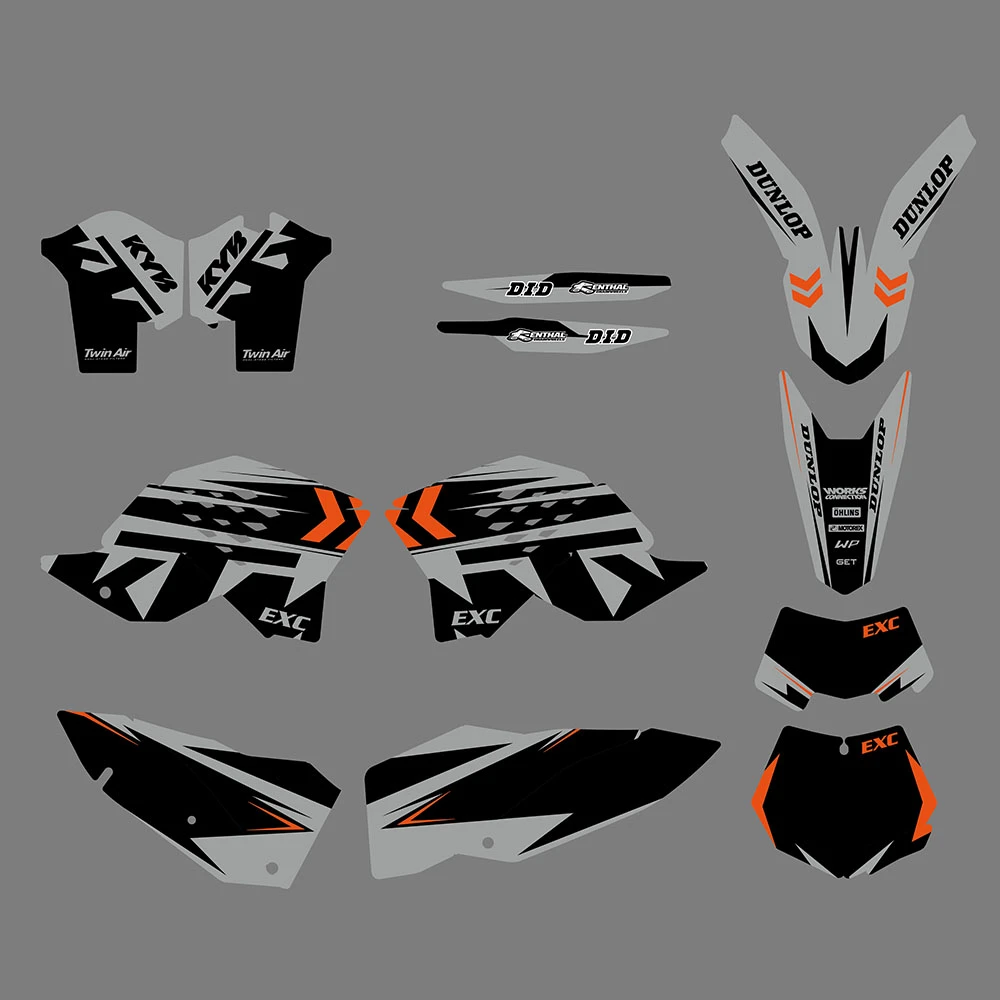Stickers Graphics Kits Ktm 125 Sx | Ktm Decals Kit Graphics | Ktm 250 ...