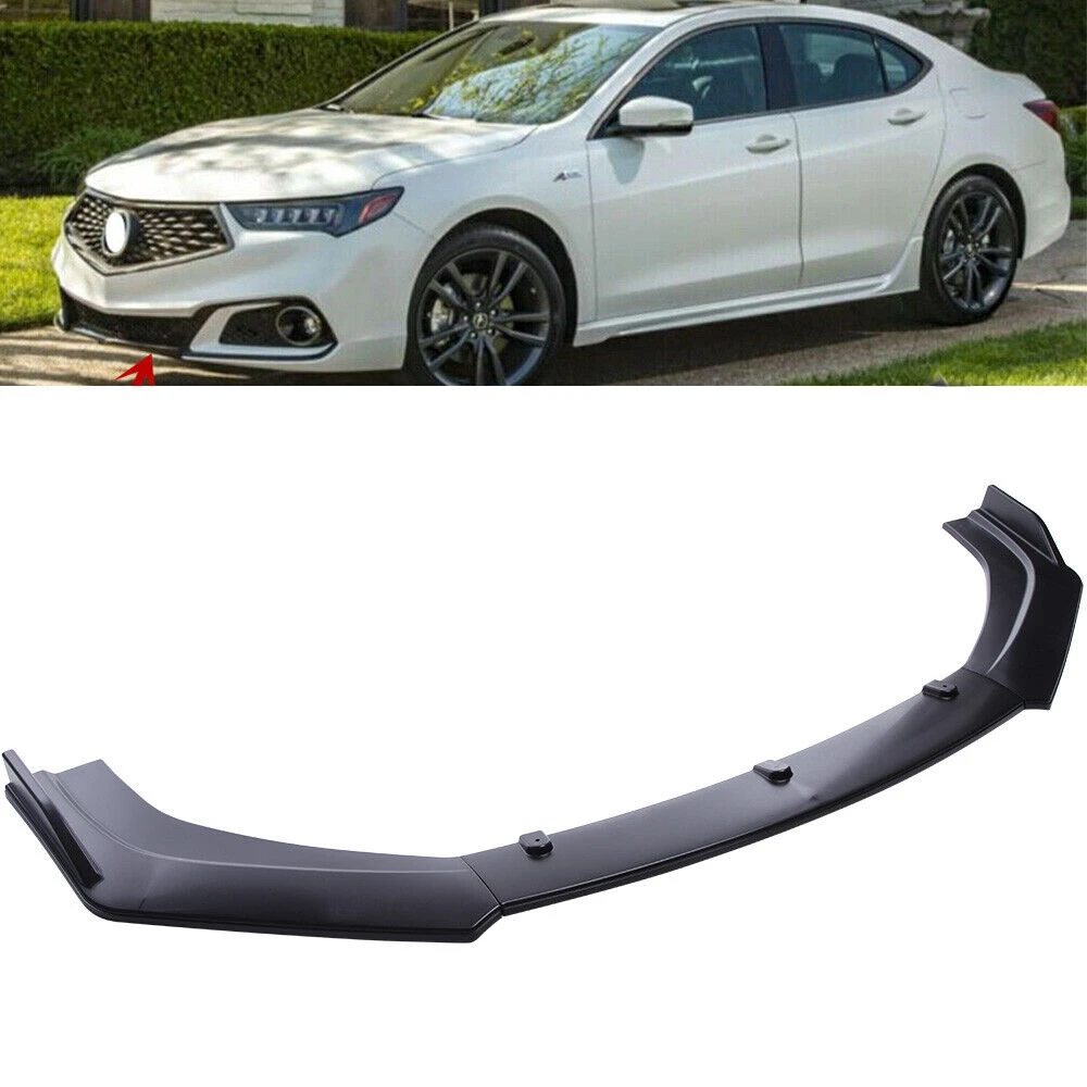 Laicy For Acura Ilx 2013-2021 3pcs Front Splitter Bumper Lip Chin ...