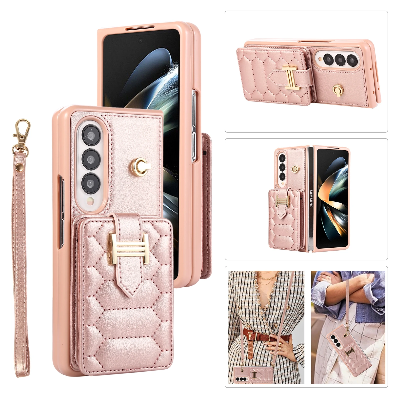 Crossbody-Lanyard-Phone-Case-for-Samsung-Galaxy-Z-Fold-5-4-3-5G-Fold4 ...
