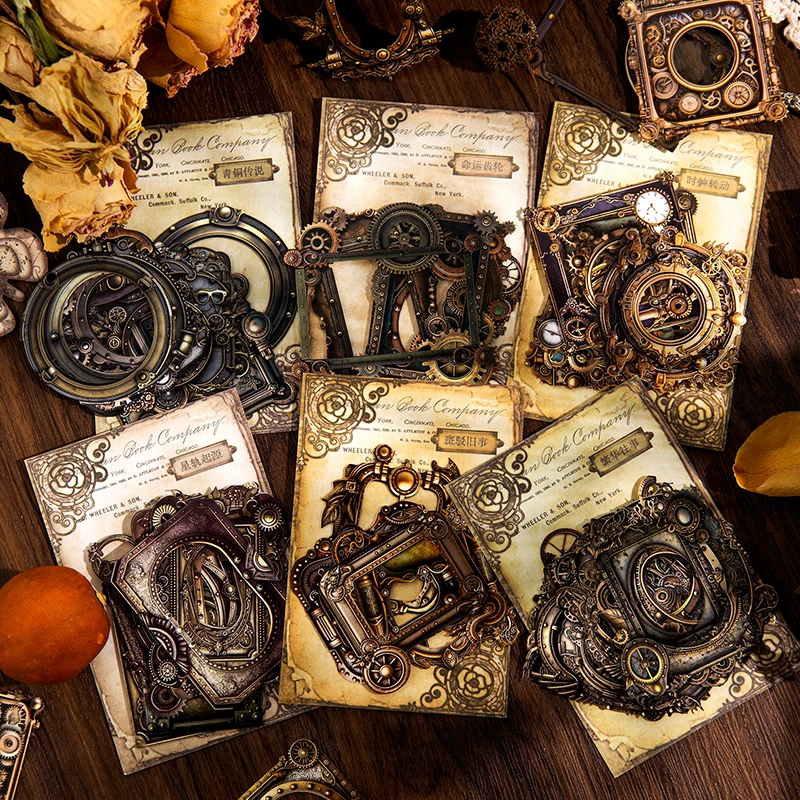 10-pcs-Large-size-Vintage-Cutout-Frame-Decor-Paper-Junk-Journal-DIY ...