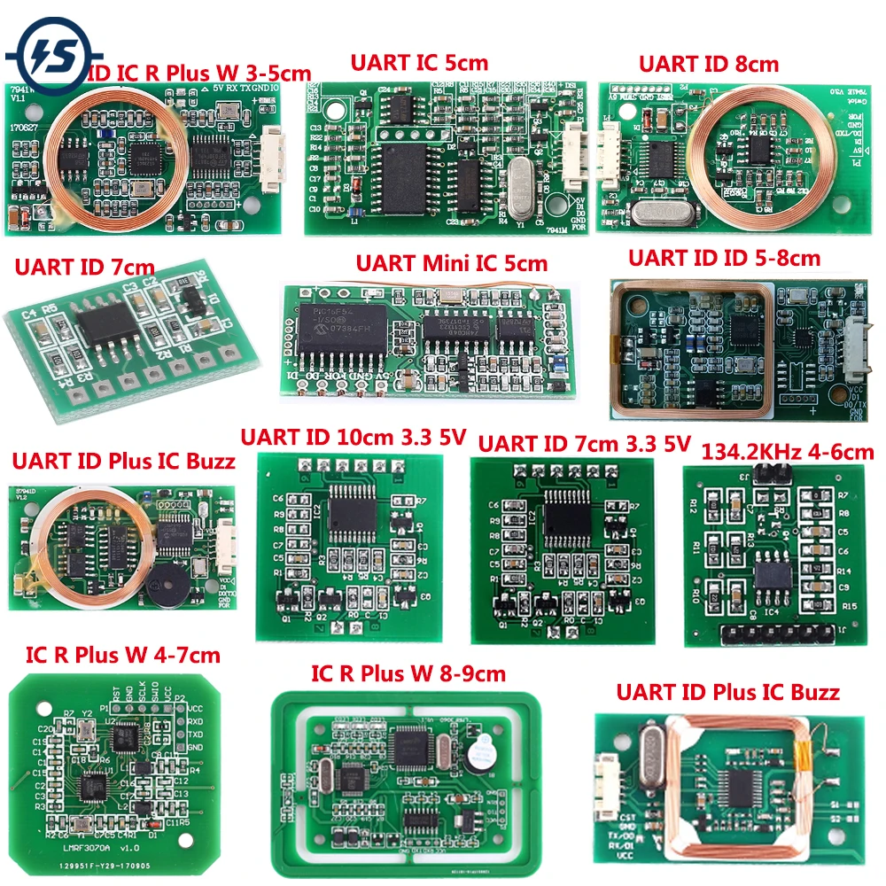 13.56mhz 125khz For Ic/id Card Contactless Controller Uart Rfid ...