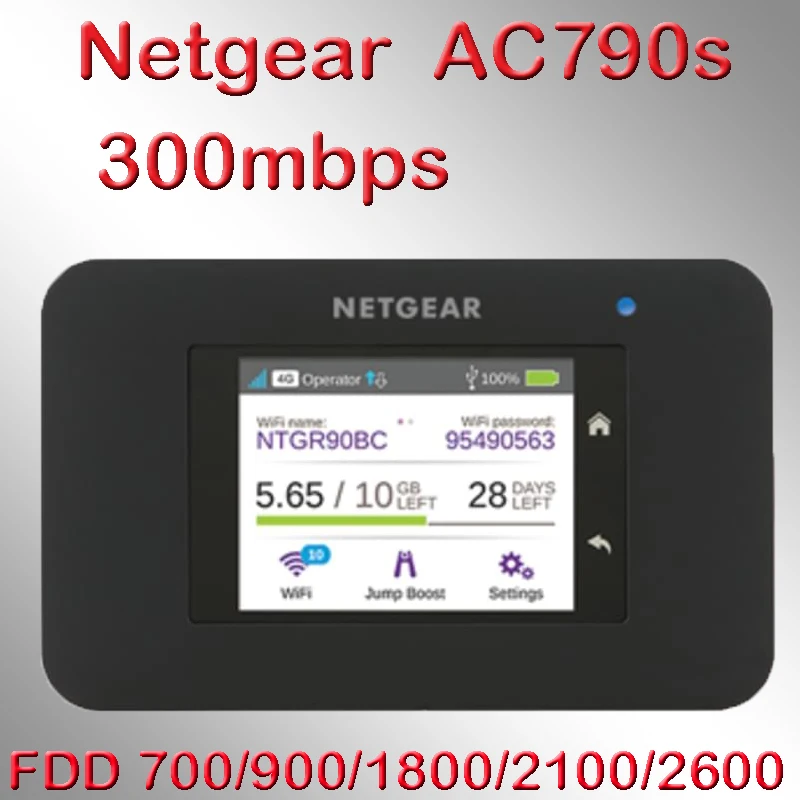Unlocked Netgear Aircard 790s AC790S 300Mbps Cat6 4G Mobile Wifi Router ...