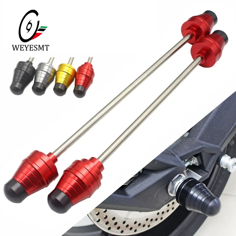 Free Shipping! Motorcycle Gold Cnc Front+rear Wheel Shaft Fairing Frame ...