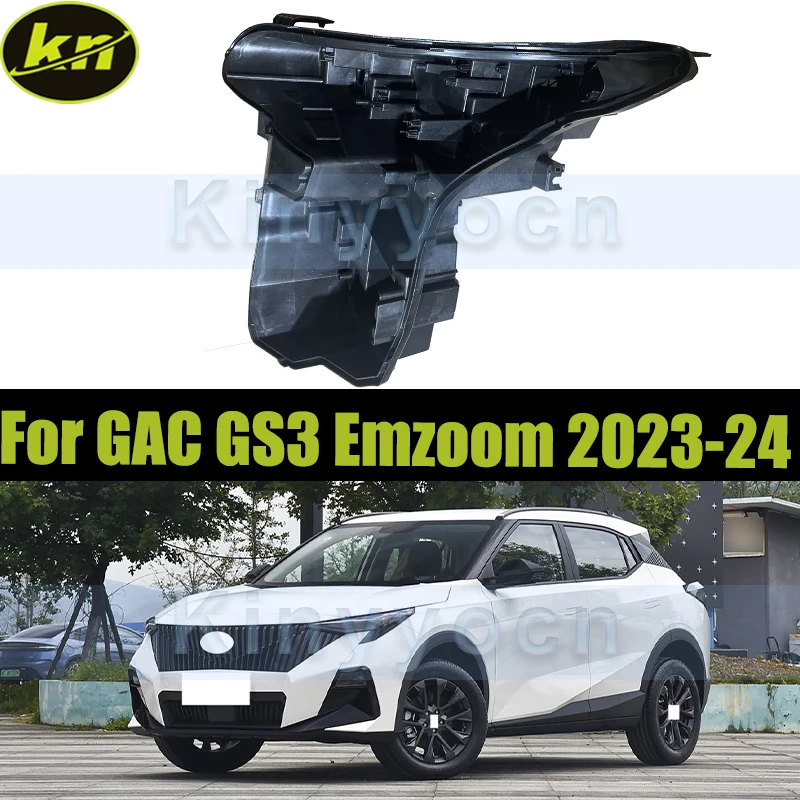 Front Headlight Base Cover For GAC GS3 Emzoom 2023-2024 Head Lamp Back ...