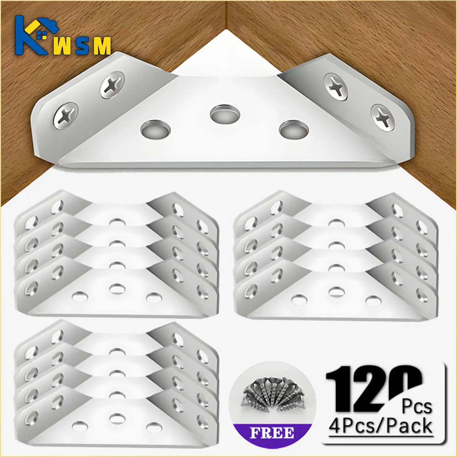 90-Degree-Wooden-Plank-Bracket-Stainless-Steel-Fixed-Bracket-Furniture ...