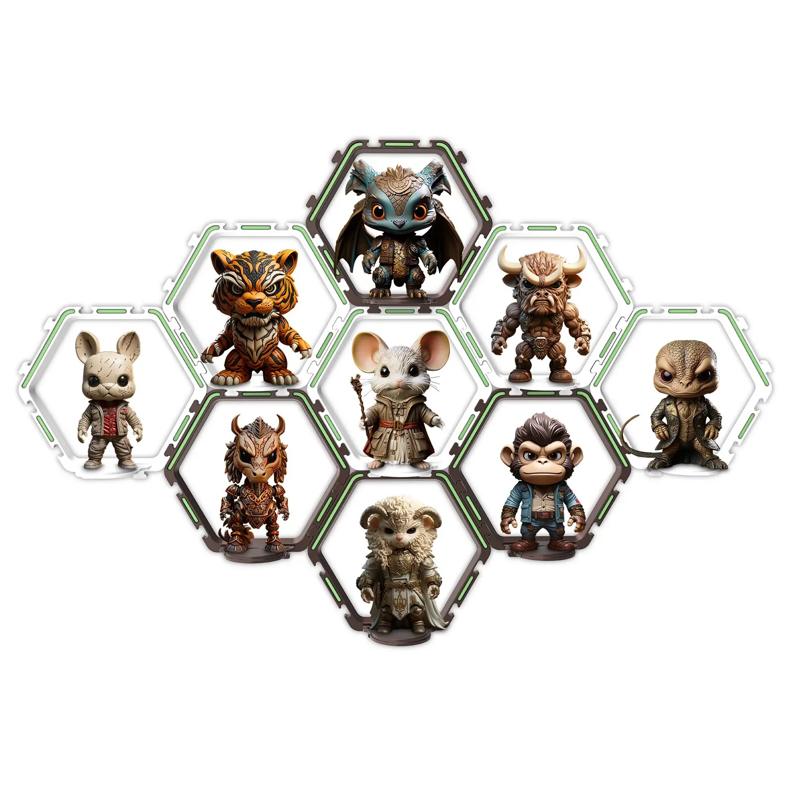 9-PCS-Risers-Floating-Display-Stand-for-Funko-POP-Figures-for ...