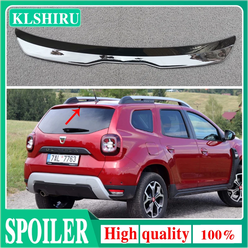 Rear-Roof-Lip-Spoiler-For-Dacia-Duster-2019-Up-Roof-Spoiler-Gloss-Black ...