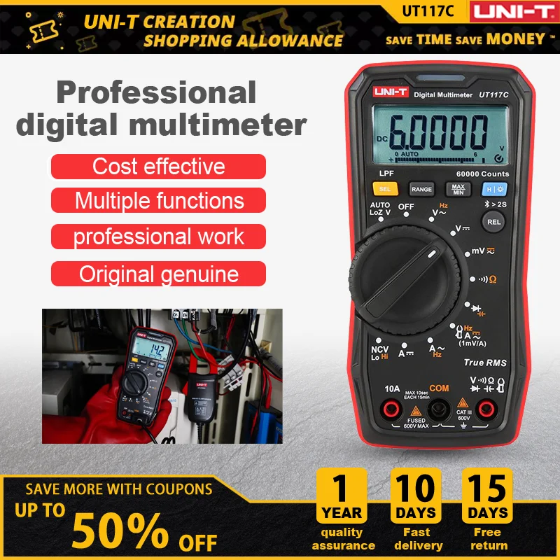 All New UNI-T UT61E Multimeter Review Teardown!, 51% OFF