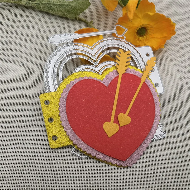 Heart-Set-Bookmark-Frame-Metal-Cutting-Dies-Stencils-For-DIY ...