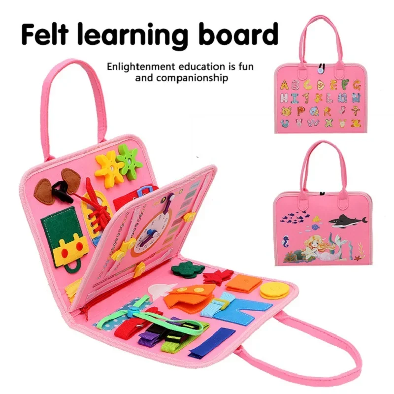 Montessori-Busy-Board-Baby-Fine-Motor-Training-Teaching-Aids-Children ...