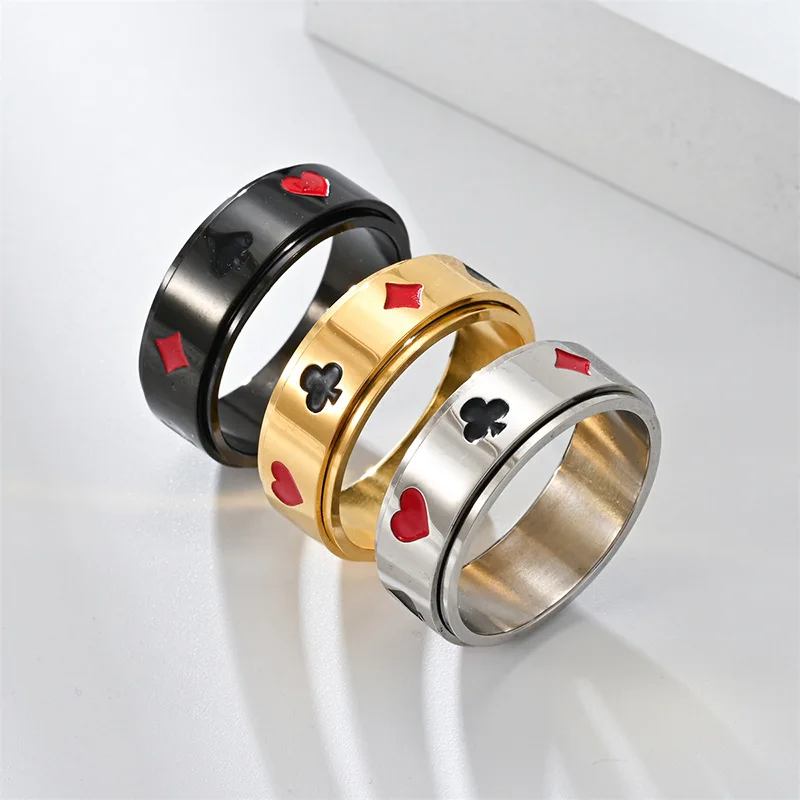 2024-Fashion-Uniex-Ring-Jewelry-Poker-Card-Rotating-Ring-Playing-Card ...