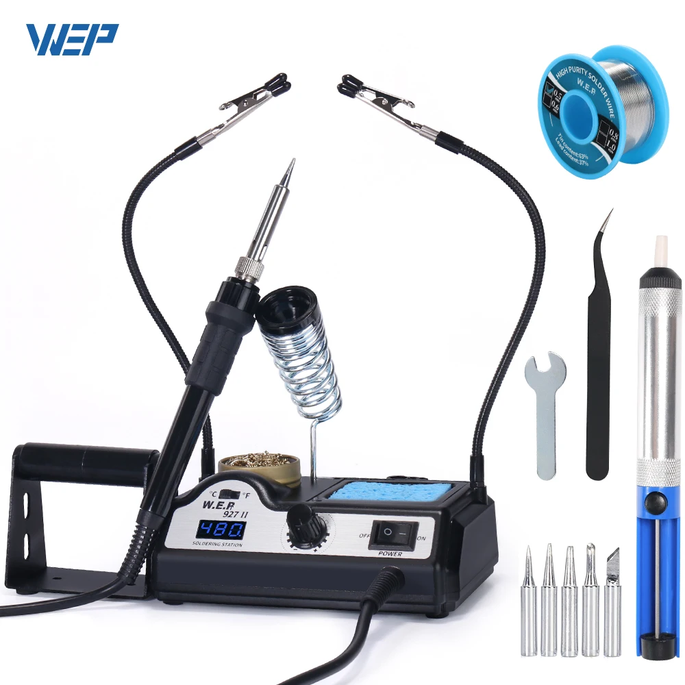 Russia-Warehouse-WEP-927-II-Electric-Soldering-Iron-Station-Digital ...