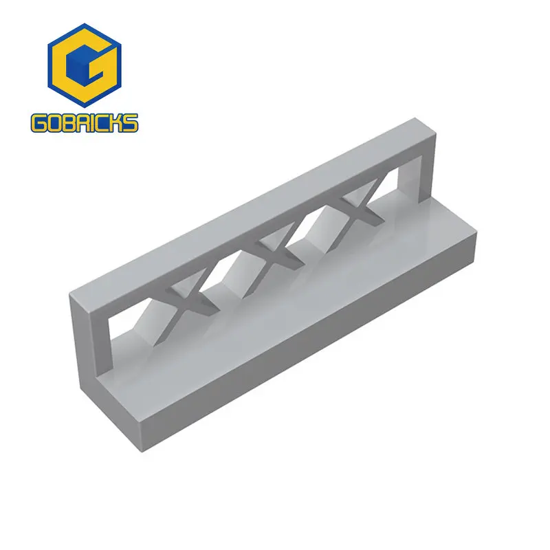 Gobricks 10PCS MOC Brick Fence 1 x 4 x 1 compatible with lego 3633 ...