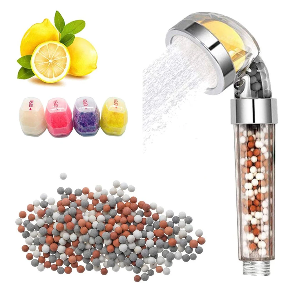 Bathroom-Shower-Head-with-Lemon-Vitamin-C-Shower-High-Pressure-Saving ...