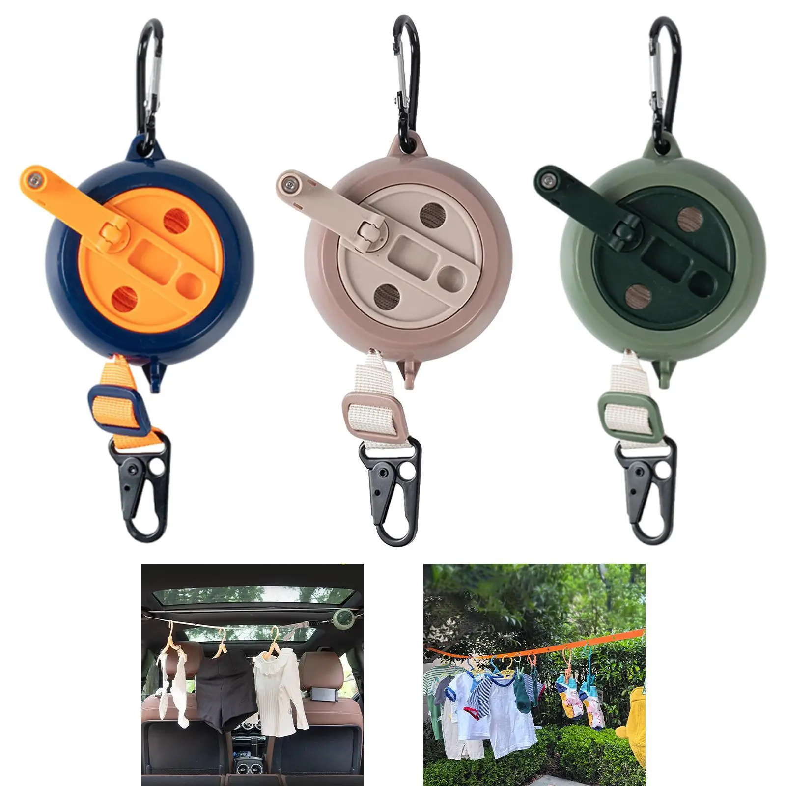 Travel Clothesline Cord Portable Laundry Drying Line Camping Clothes ...