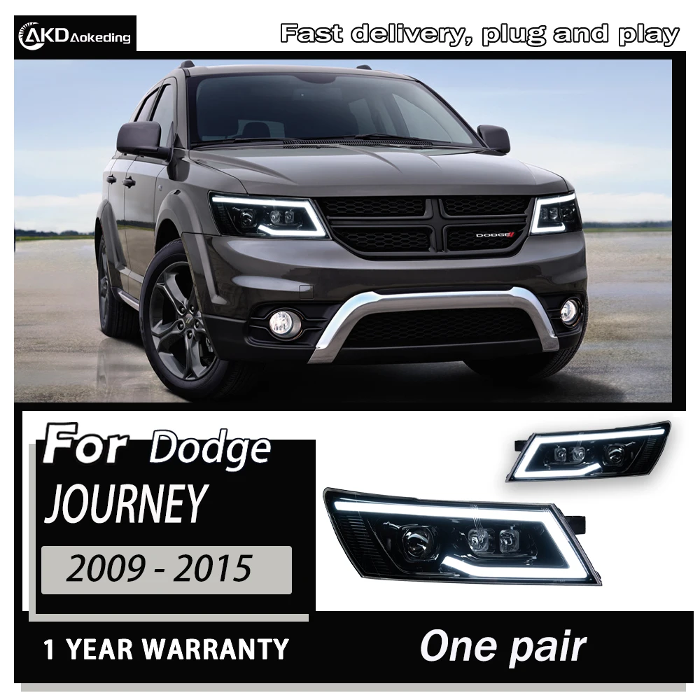 Car-Styling-Headlights-for-Dodge-Journey-LED-Headlight-2009-2015-Head ...