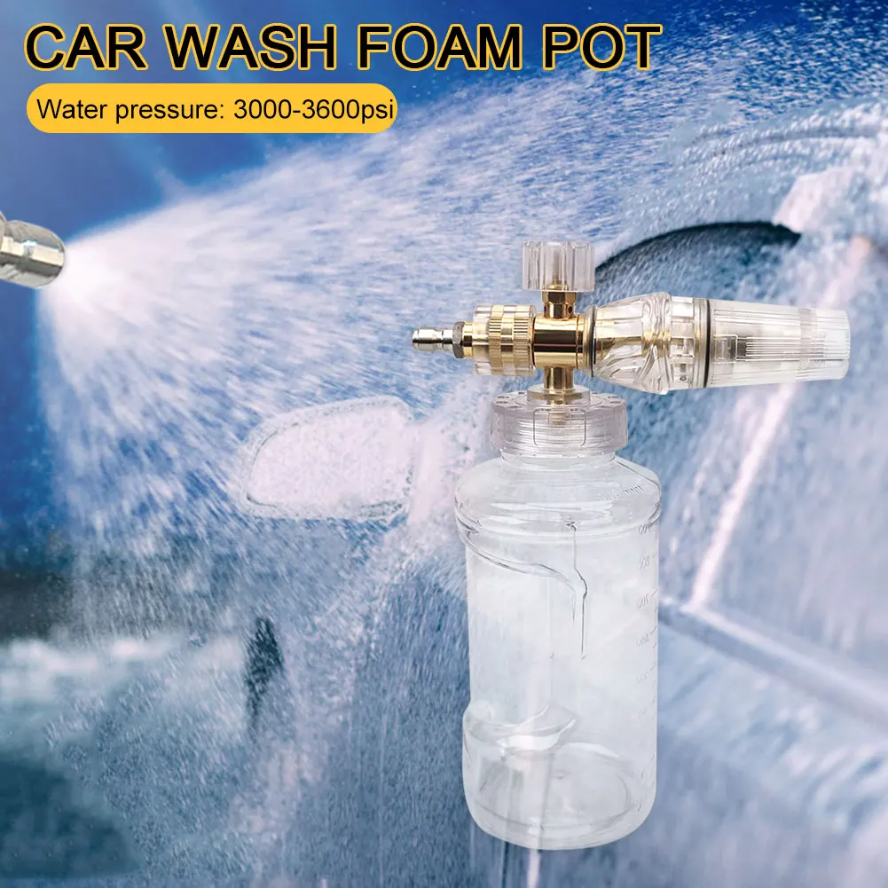 Foamer Jet Bottle Transparent Snow Foam Lance Washer High Pressure ...