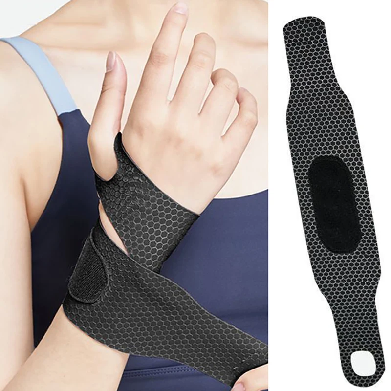 1 Pc Adjustable Wristbands Safety Protective Wrist Support Bracer Gym ...