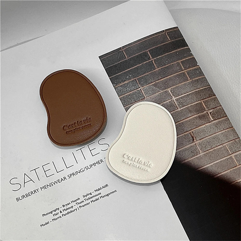 Ins Korean Aesthetic Leather Phone Grip Tok Griptok Luxury Holder For ...