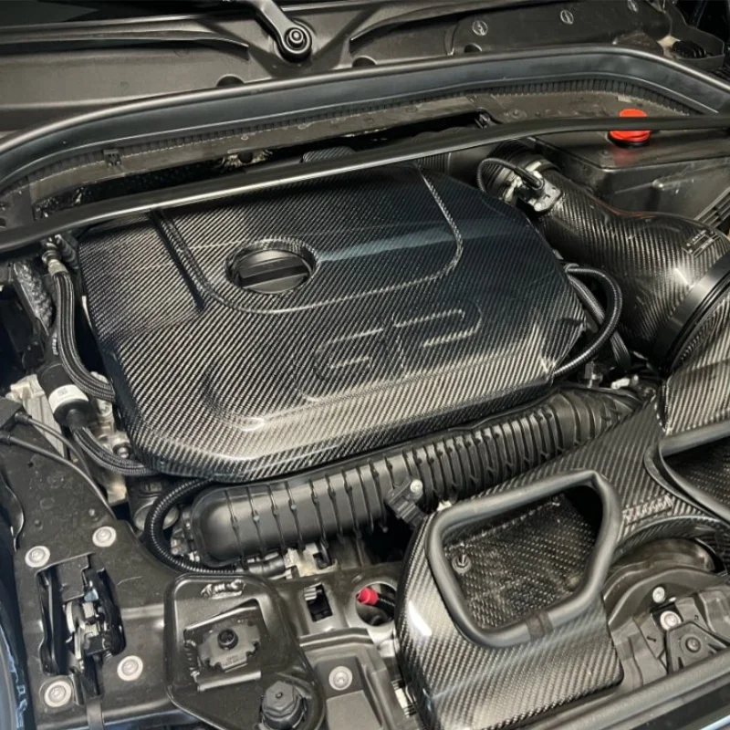 Car-styling For Mini F56 GP Carbon Engine Cover Glossy Black Interior ...