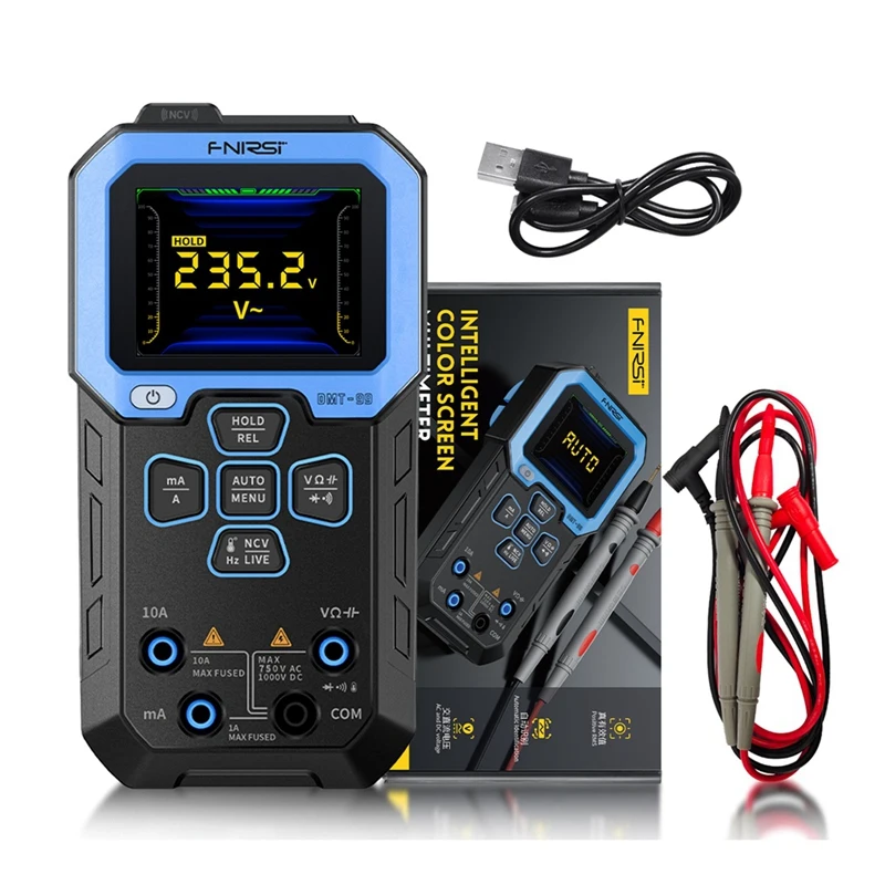 FNIRSI-DMT-99-Multimeter-Digital-High-Precision-Anti-Burning-Automatic ...