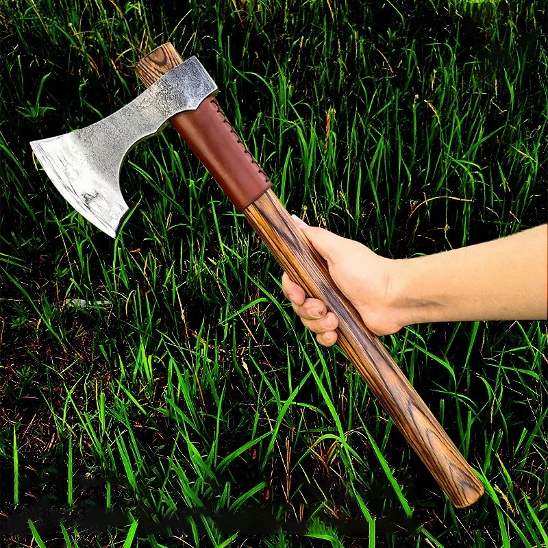 Long Professional Lumberjack Axe for Firewood Pegs Multifunction ...