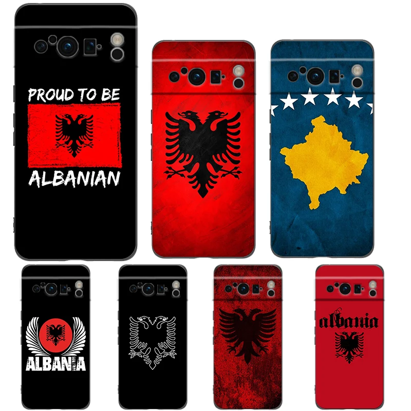 Albania-Albanians-Flag-For-Google-Pixel-8-7-6-Pro-6A-5G-Black-Phone ...