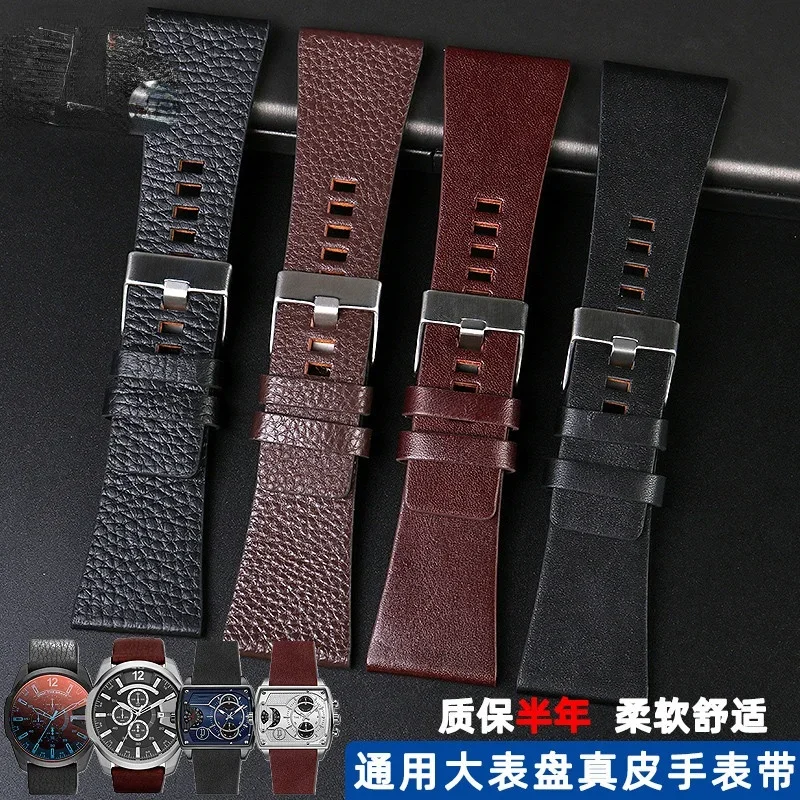 For-DIESEL-Leather-Large-Watch-Strap-Dz4323-Dz1405-Dz1657-Police-Large ...