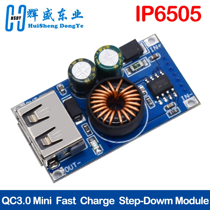 USB-DC-Step-Down-Module-IP6505-12V-24V-To-QC2-0-QC3-0-Fast-Charge ...