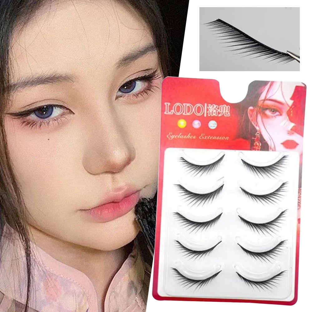 5Pairs-3D-Fox-Style-Eyelashes-Faux-Mink-Fox-Eyelash-Winged-Fluffy-Fake ...