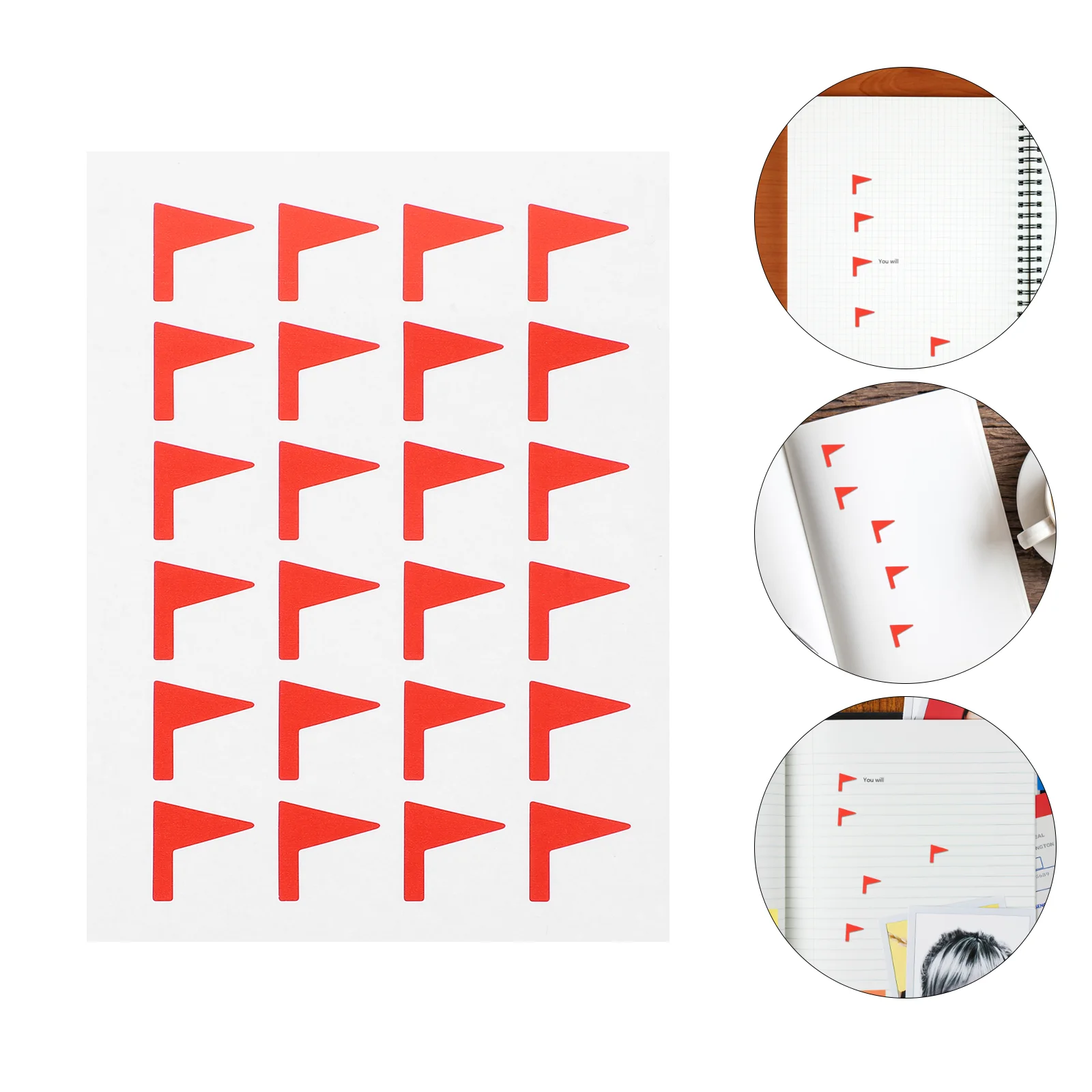 288-Pcs-Label-Stickers-Flag-Map-Marker-Patch-Classification-DIY-Sticky ...