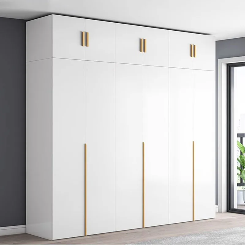 White-Nordic-Wardrobe-Luxurious-Wooden-Large-Room-Multifunction ...
