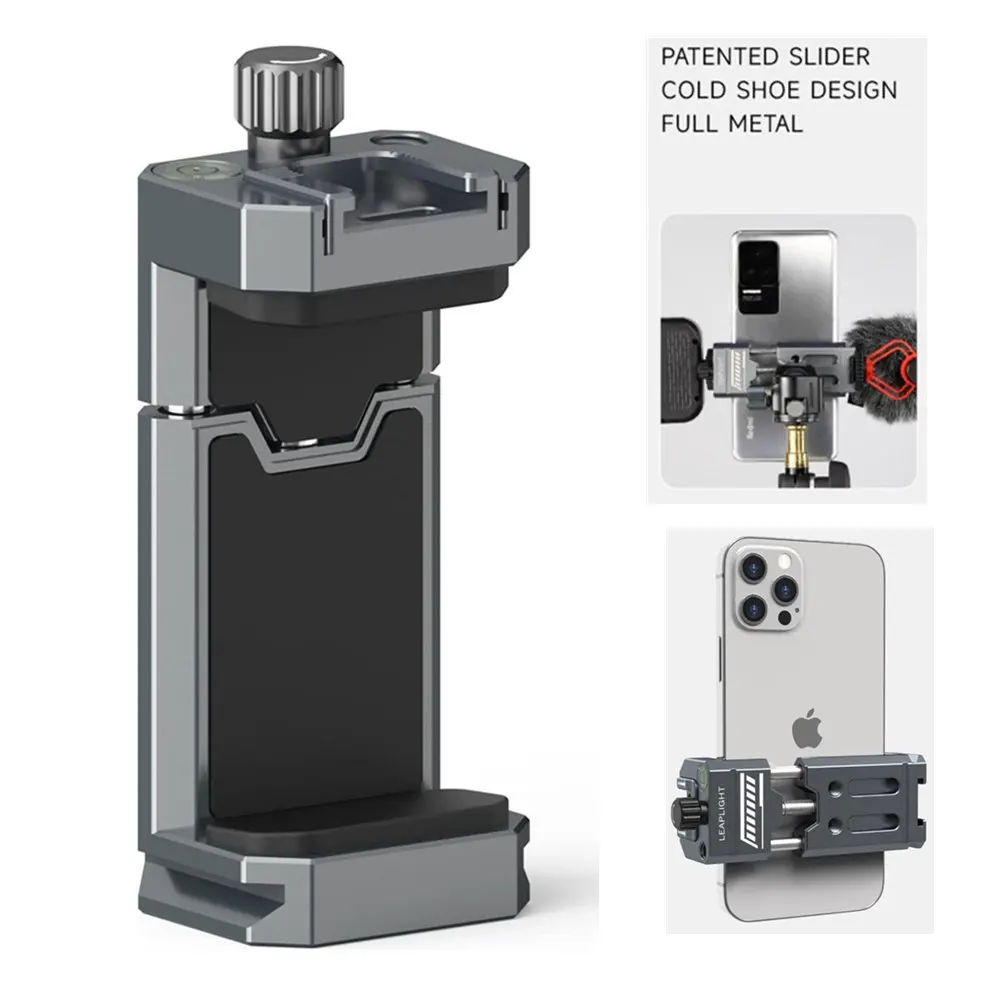 Metal-Phone-Holder-Tripod-Mount-w-ARRI-Locating-Holes-Arca-Swiss-Quick ...