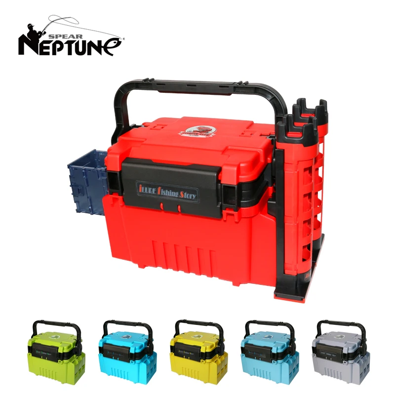 Fishing Tool Box Multi-function Plastic Thickened Fisherman Tackle Box ...