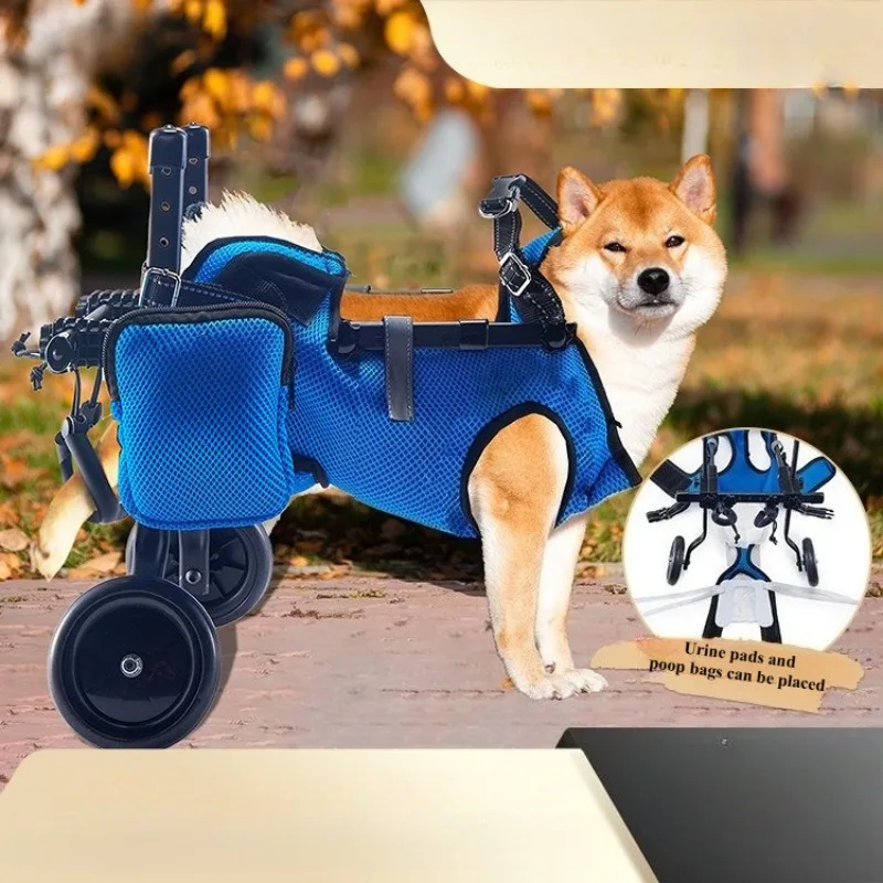 Adjustable Convience Dog Wheelchair Small Pet Mobility Aid Senior ...